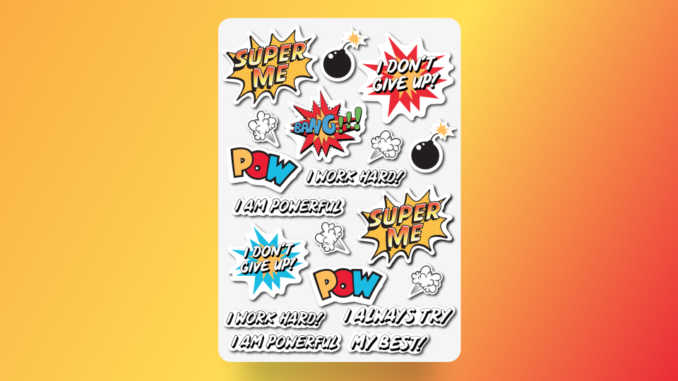 All Surface Mini - Boomtime Stickers A5 | Resolute Shop